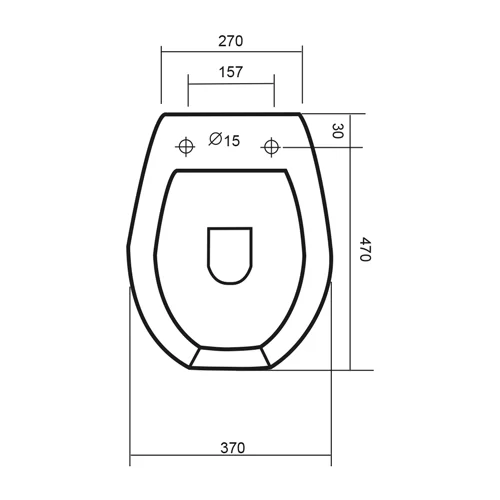 Wc šolja za invalide Povišena Sa daskom Viktorija – ELMOS Promet