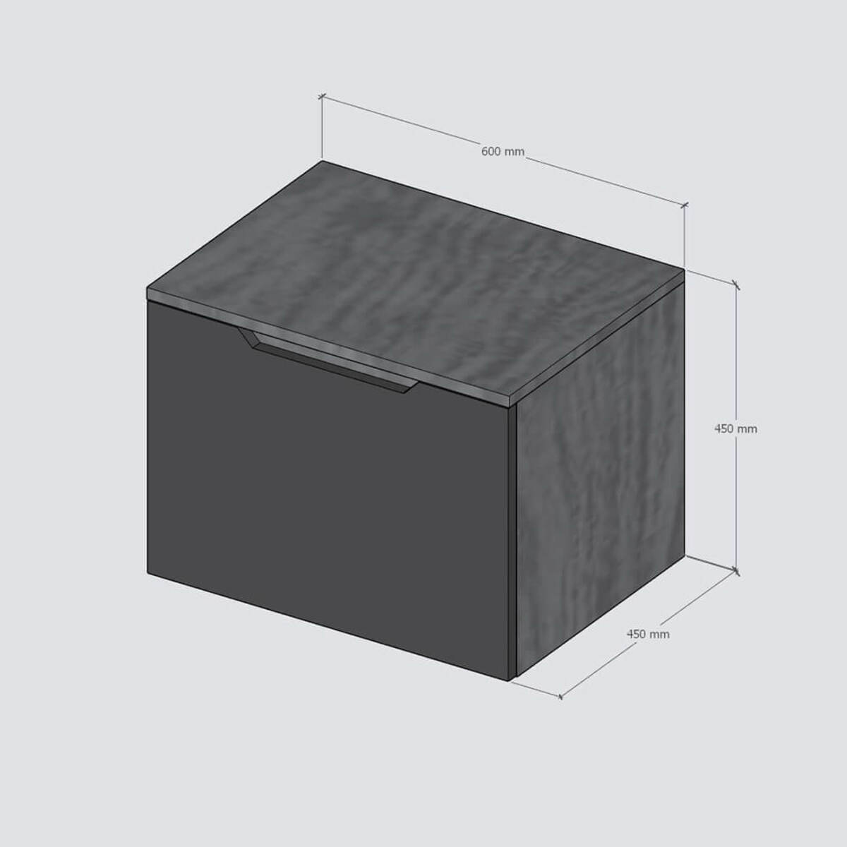 Ormarić 60 SIENA hrast -a LINNI -konzolni – ELMOS Promet